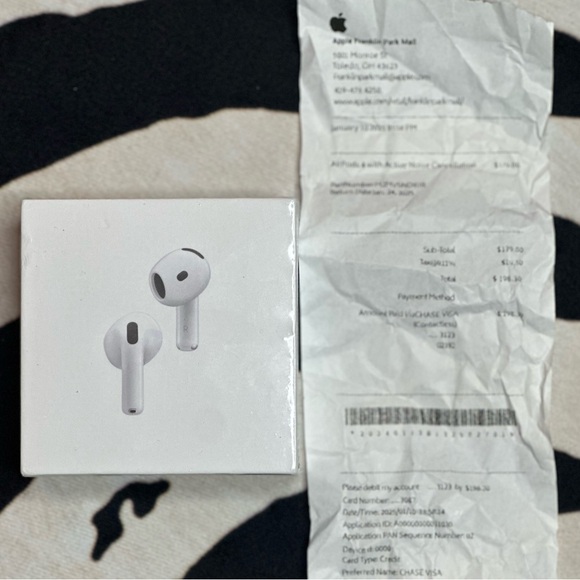 Apple | Headphones | Airpods 4 Anc With Receipt | Poshmark